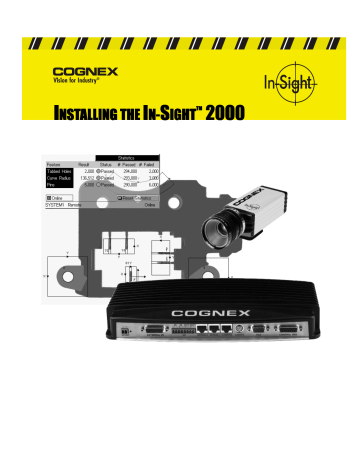 Cognex In-Sight 2000 Manual | Manualzz