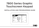 DMP 8860 Touchscreen Keypad Guide | AI Chat & PDF Access | Manualzz