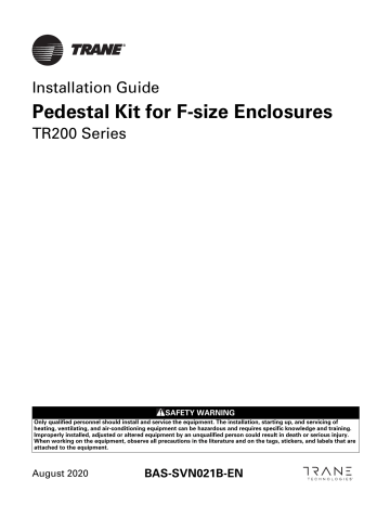 Trane TR200 Series Installation Manual | Manualzz