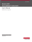 Tektronix Keithley SourceMeter 2450 User's Manual | Manualzz