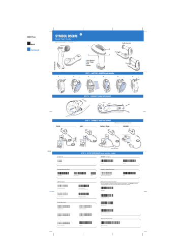 Motorola Symbol DS6878 Quick Start Manual | Manualzz