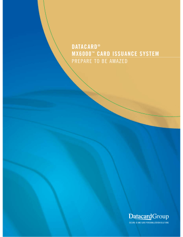 DataCard MX6000 Brochure | Manualzz