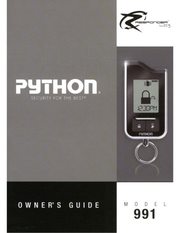 Python 991 Responder LC3 Owner's Manual | Manualzz
