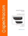 Spectracom NetClock 9400 9483, 9400 9489 User Reference Guide | Manualzz