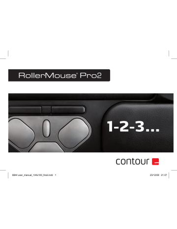 Contour rollermouse pro2 User Manual | Manualzz
