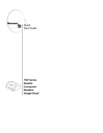 Intermec 700 Series Quick Start Manual | Manualzz