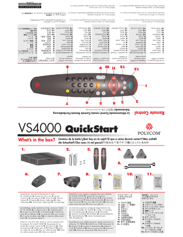 Polycom QUICKSTART VS4000 Quick Start | Manualzz