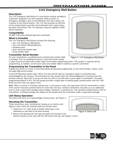 DMP Electronics 1141 Installation Manual | Manualzz