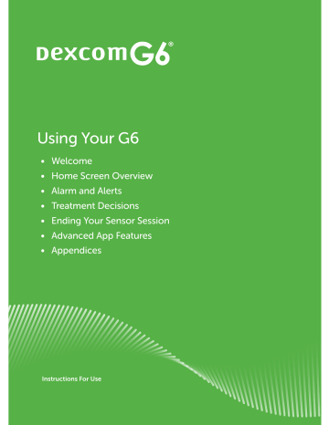 Dexcom G6 Instructions For Use Manual | Manualzz