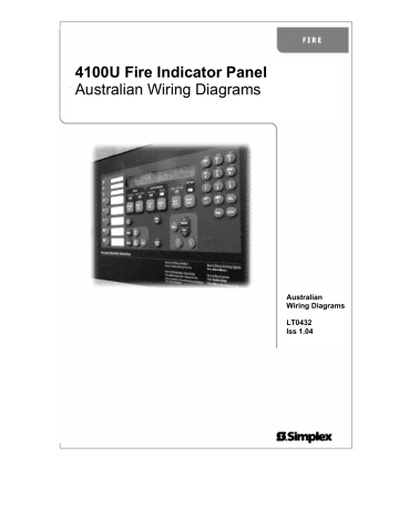 Simplex SafeLINC 4100U Wiring Diagrams | Manualzz