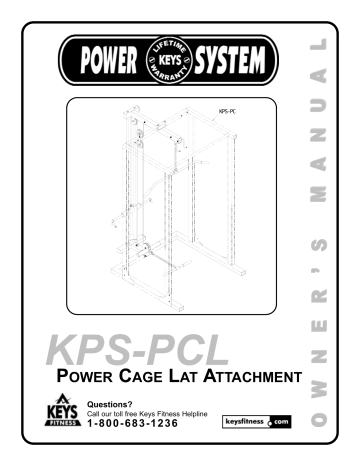 Keys Fitness Power System KPS-PCL Owner's Manual | Manualzz