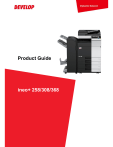 Develop ineo+ 258, ineo+ 308, ineo+ 368 Product Manual | Manualzz