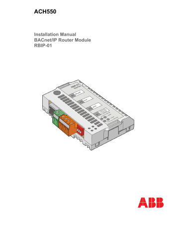ABB ACH550 series Installation Manual | Manualzz