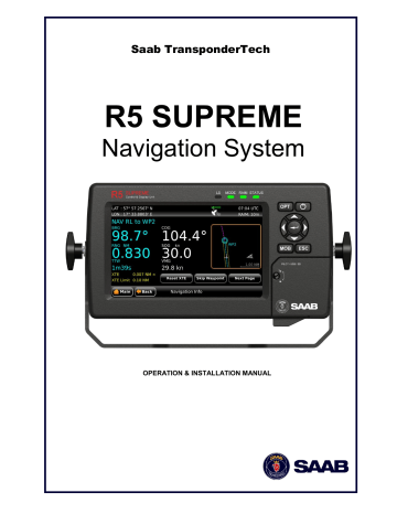 Mount the GPS or DGPS Navigation Antenna. Saab R5 SUPREME AIS | Manualzz