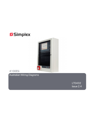 Simplex 4100ESi Wiring Diagrams | Manualzz