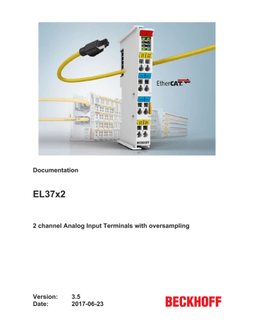 Beckhoff EL3702 Documentation | Manualzz