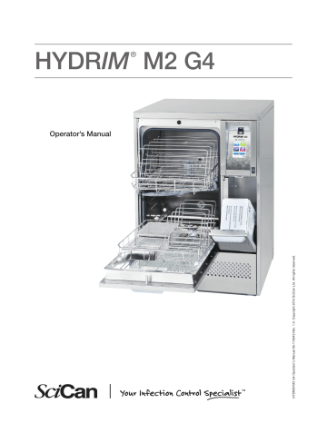 SciCan HYDRIM M2 G4 Operator's Manual | Manualzz