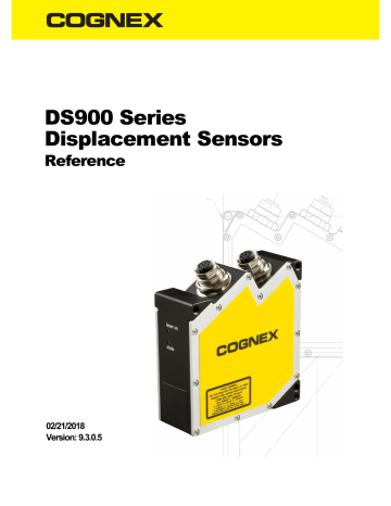 Cognex DS900 Series, DS910B, DS925B Reference Information | Manualzz