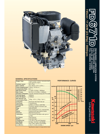 Kawasaki FD671D Datasheet | Manualzz
