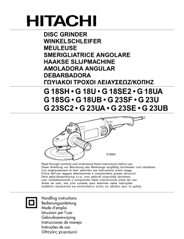 Hitachi G23SF, G23UB, G 23SC2, G23UA, G23SC2, G23SE, G18SH, g 23 sc 2 ...
