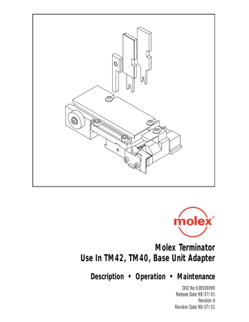 molex TM40, TM42 Manual | Manualzz