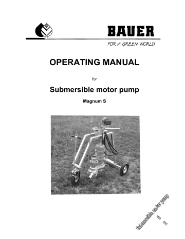 Bauer Magnum S Operating Manual | Manualzz