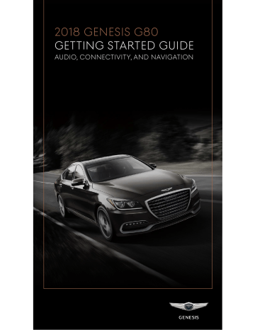 Genesis 2018 G80 Getting Started Manual | Manualzz