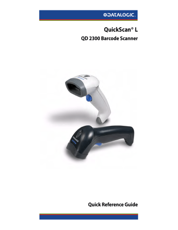 Datalogic QuickScan L Quick Reference Manual | Manualzz