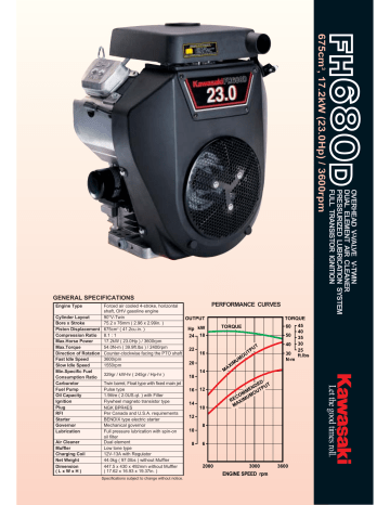 Kawasaki FH680D - Datasheet | Manualzz