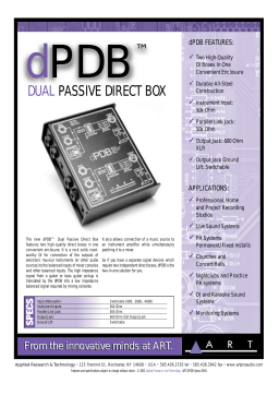 Art dPDB - User manual