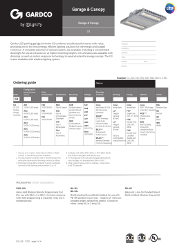 Gardco G3 LED parking garage Gen2 - Specification, Installation ...