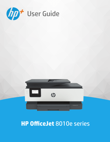 HP OfficeJet 8010e All-in-One Printer series מדריך למשתמש | Manualzz