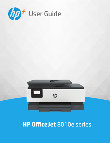 HP OfficeJet 8010e All-in-One Printer series User's Guide | Manualzz