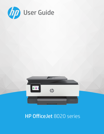 HP OfficeJet 8020 All-in-One Printer series User Guide | Manualzz