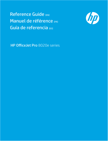 HP OfficeJet Pro 8020e All-in-One Printer series Reference guide | Manualzz