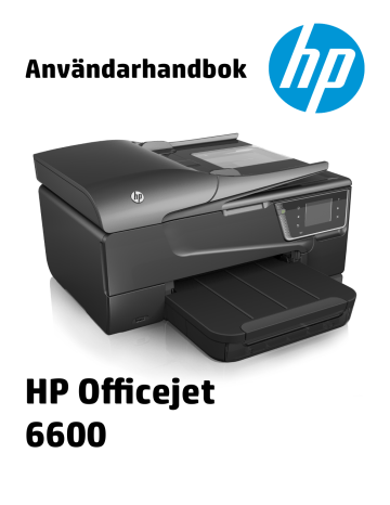 HP Officejet 6600 e-All-in-One Printer series - H711 Användarmanual ...