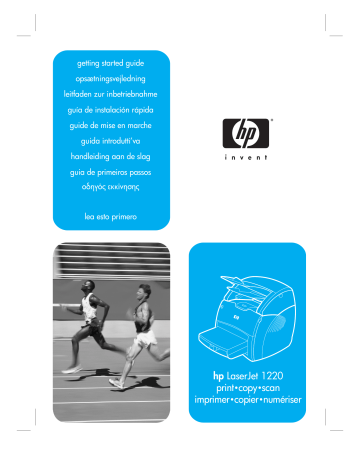 HP LaserJet 1220 All-in-One Printer series Manual de usuario | Manualzz