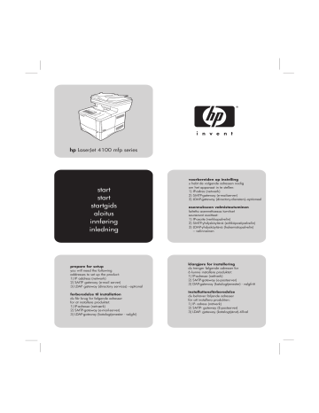 HP LaserJet 4100 Printer series Getting Started Guide | Manualzz