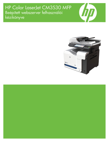 HP Color LaserJet CM3530 Multifunction Printer series Navodila za ...