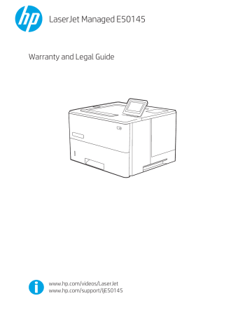 HP LaserJet Managed E50145 series Guide | Manualzz