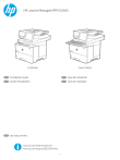 HP LaserJet Managed MFP E52645 series Installation Guide | Manualzz