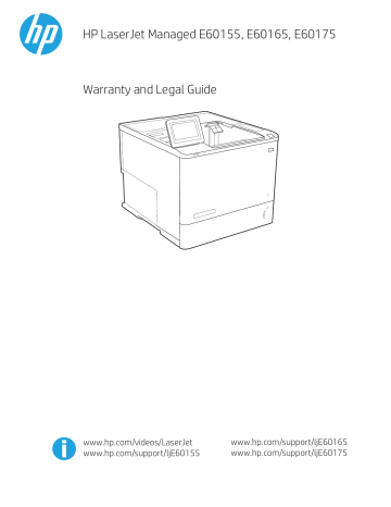 HP LaserJet Managed E60175 series Guide | Manualzz