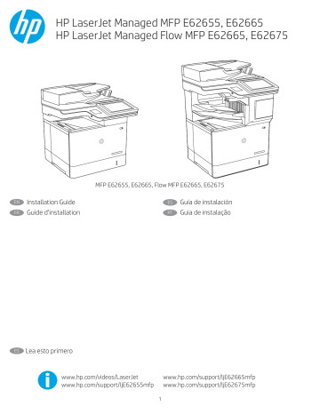 HP LaserJet Managed MFP E62655 series, LaserJet Managed MFP E62665 ...