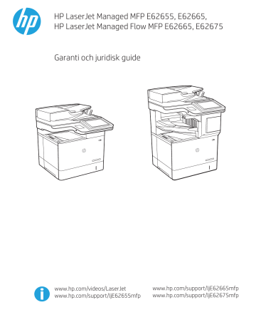 HP LaserJet Managed MFP E62655 series Guida utente | Manualzz