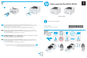 HP Color LaserJet Pro M253-M254 Printer series Mode d'emploi | Manualzz