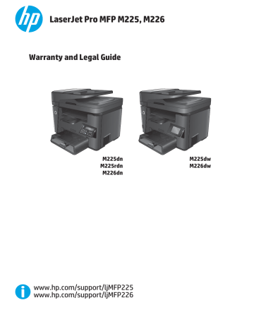 HP LaserJet Pro MFP M226 series Guide | Manualzz