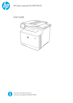 HP Color LaserJet Pro MFP M478-M479 series - User Guide, User guide ...