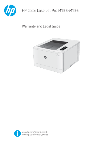 HP Color LaserJet Pro M155-M156 Printer series Guide | Manualzz