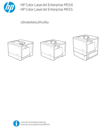 HP Color LaserJet Enterprise M554 Printer series Používateľská príručka ...