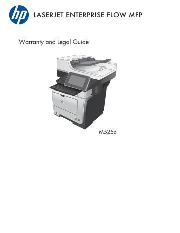 HP LaserJet Enterprise 500 MFP M525 Guide | Manualzz